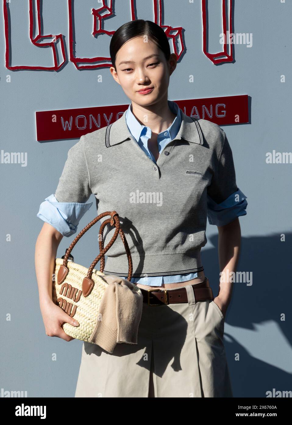 Seoul, South Korea. 13th May, 2024. South Korean model Shin Hyun-ji ...