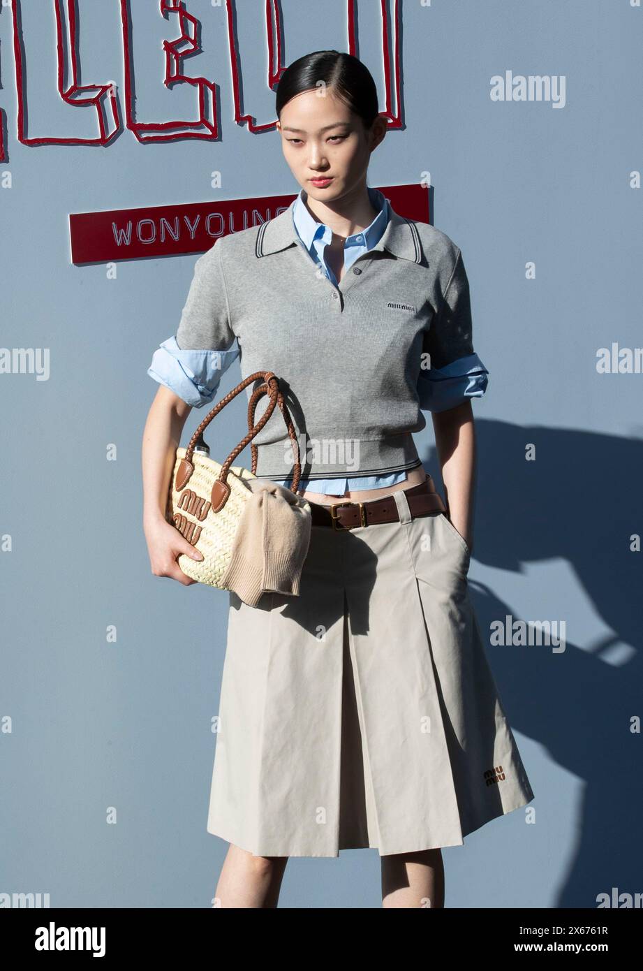 Seoul, South Korea. 13th May, 2024. South Korean model Shin Hyun-ji ...