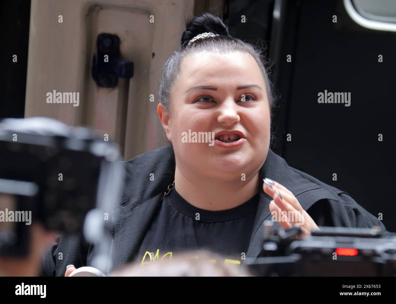 Non Exclusive Kyiv Ukraine May 13 2024 Singer Alyona Alyona One