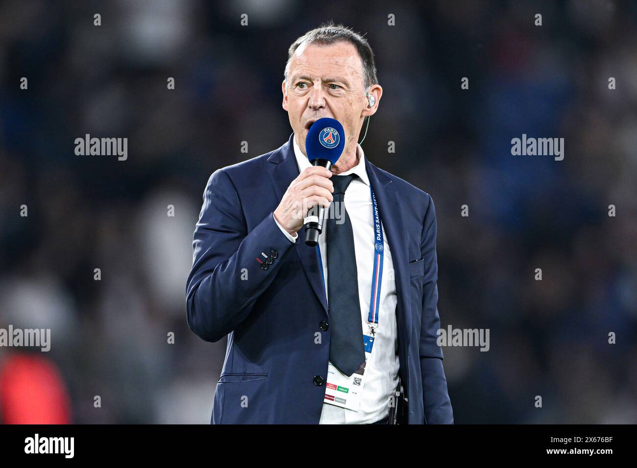 Paris, France. 12th May, 2024. Speaker Michel Montana during the Ligue ...