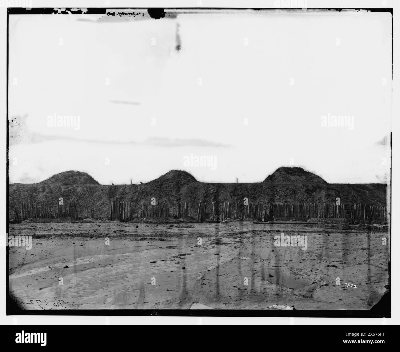 Fort Fisher, North Carolina. View on land face, Civil War Photographs ...
