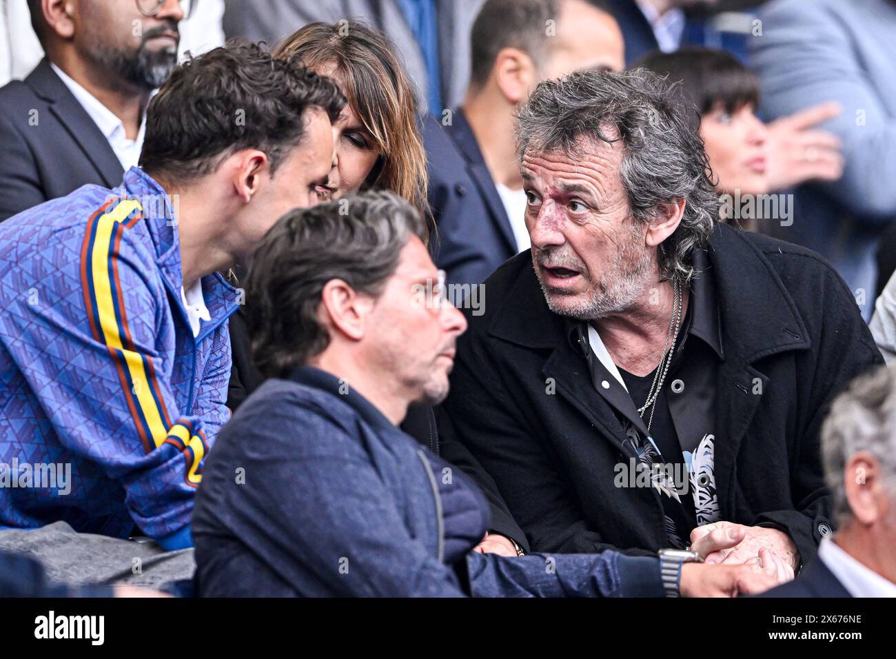 Paris, France. 12th May, 2024. Jean-Luc Reichmann during the Ligue 1 ...