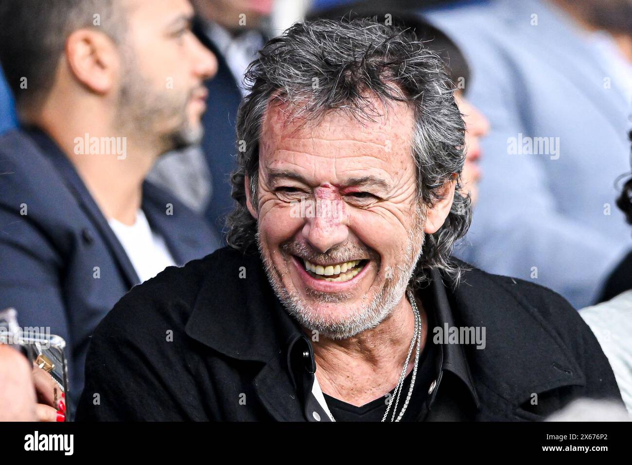 Paris, France. 12th May, 2024. Jean-Luc Reichmann during the Ligue 1 ...