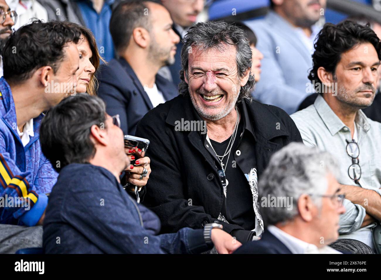Paris, France. 12th May, 2024. Jean-Luc Reichmann during the Ligue 1 ...