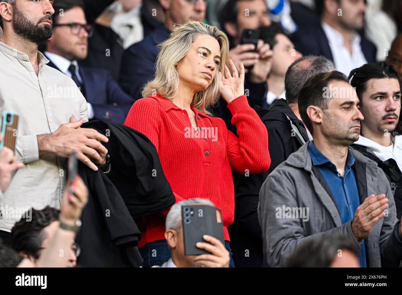 Paris, France. 12th May, 2024. Journalist Anne-Laure Bonnet during the ...