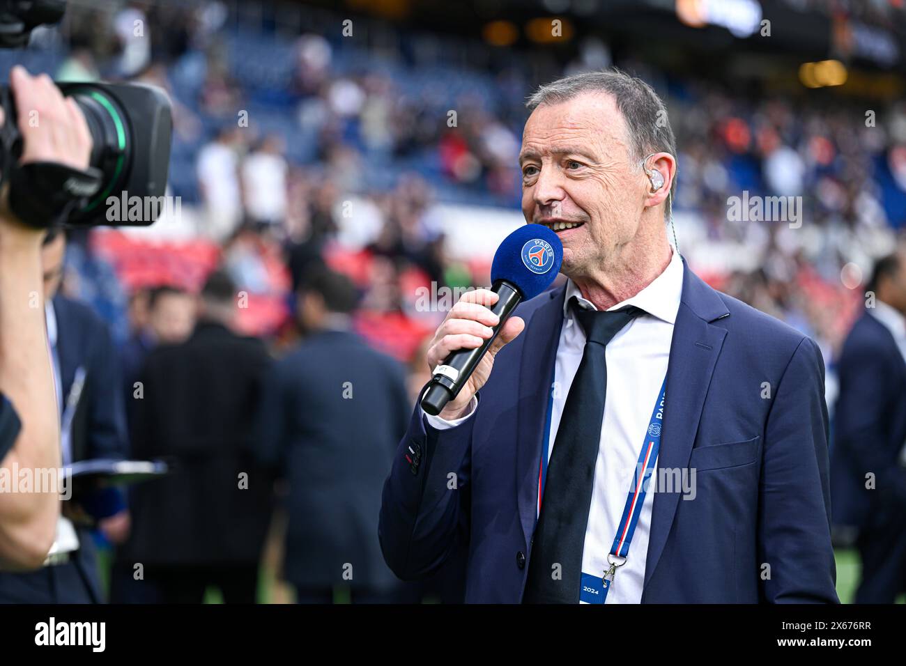Paris, France. 12th May, 2024. Speaker Michel Montana during the Ligue ...