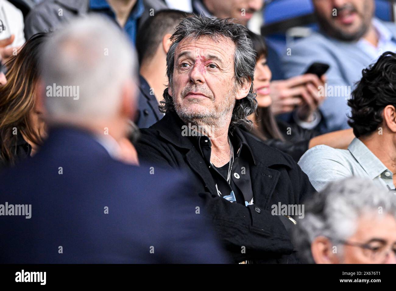 Paris, France. 12th May, 2024. Jean-Luc Reichmann during the Ligue 1 ...