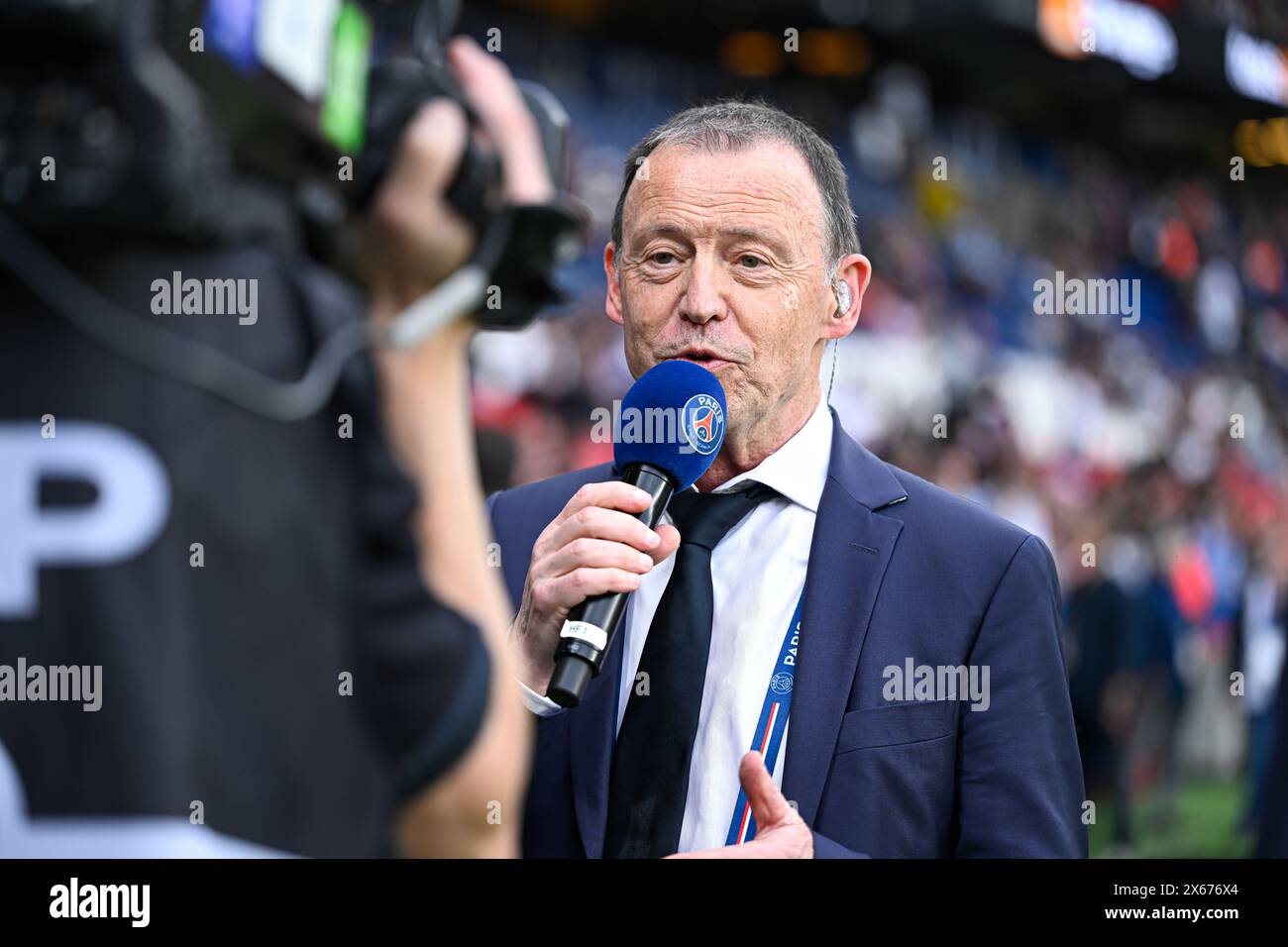 Paris, France. 12th May, 2024. Speaker Michel Montana during the Ligue ...