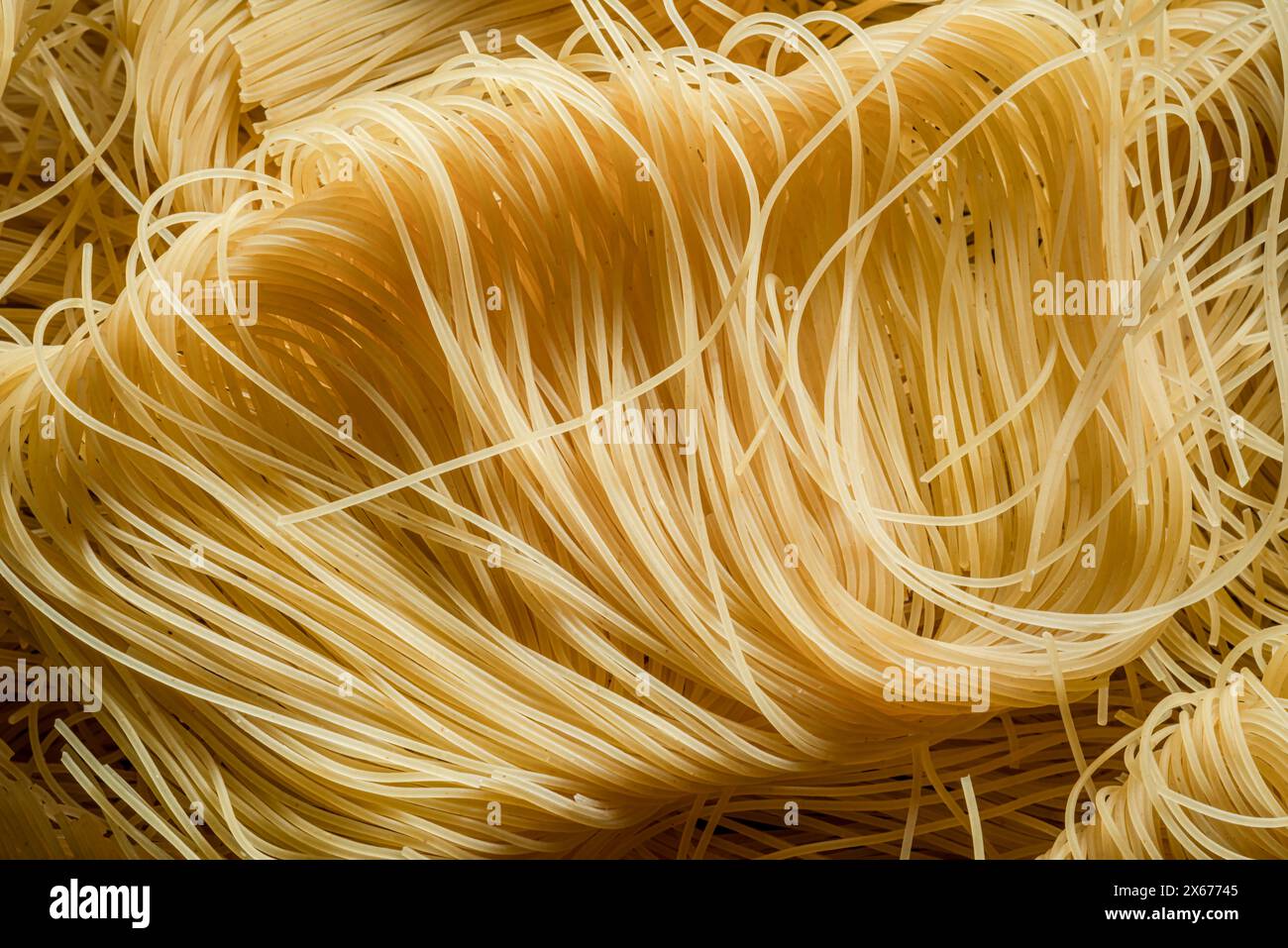 Italian pasta vermicelli close-up. Food background Stock Photo - Alamy