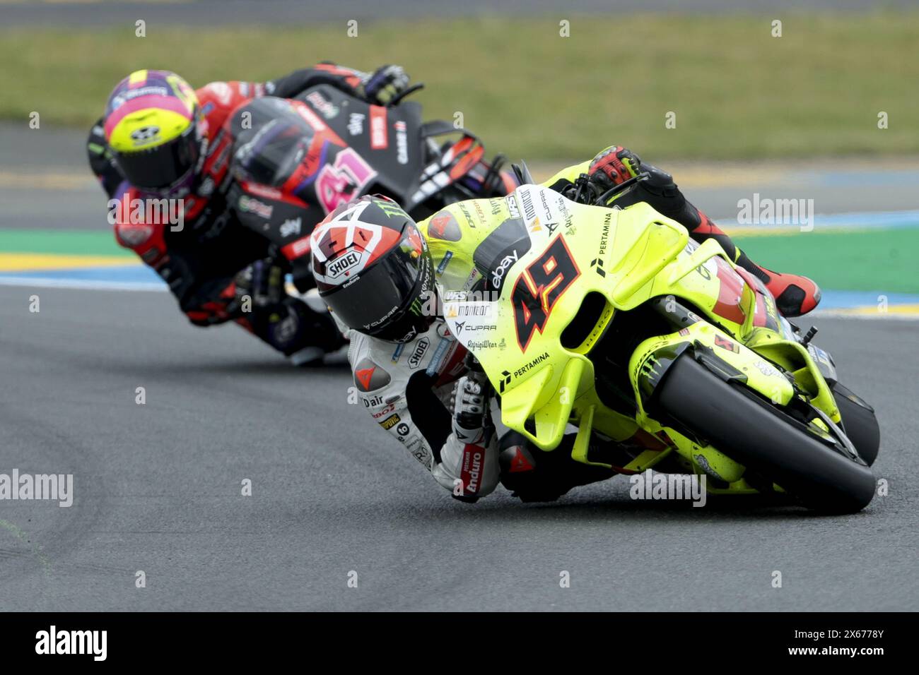 Fabio Di Giannantonio of Italy #49 and Pertamina Enduro VR46 Racing ...