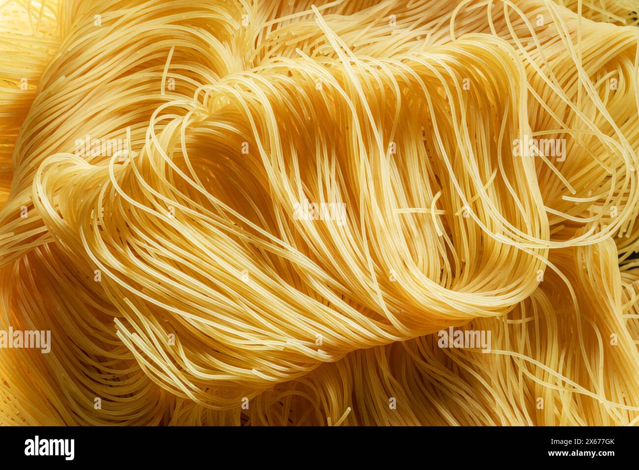 Italian pasta vermicelli close-up. Food background Stock Photo - Alamy