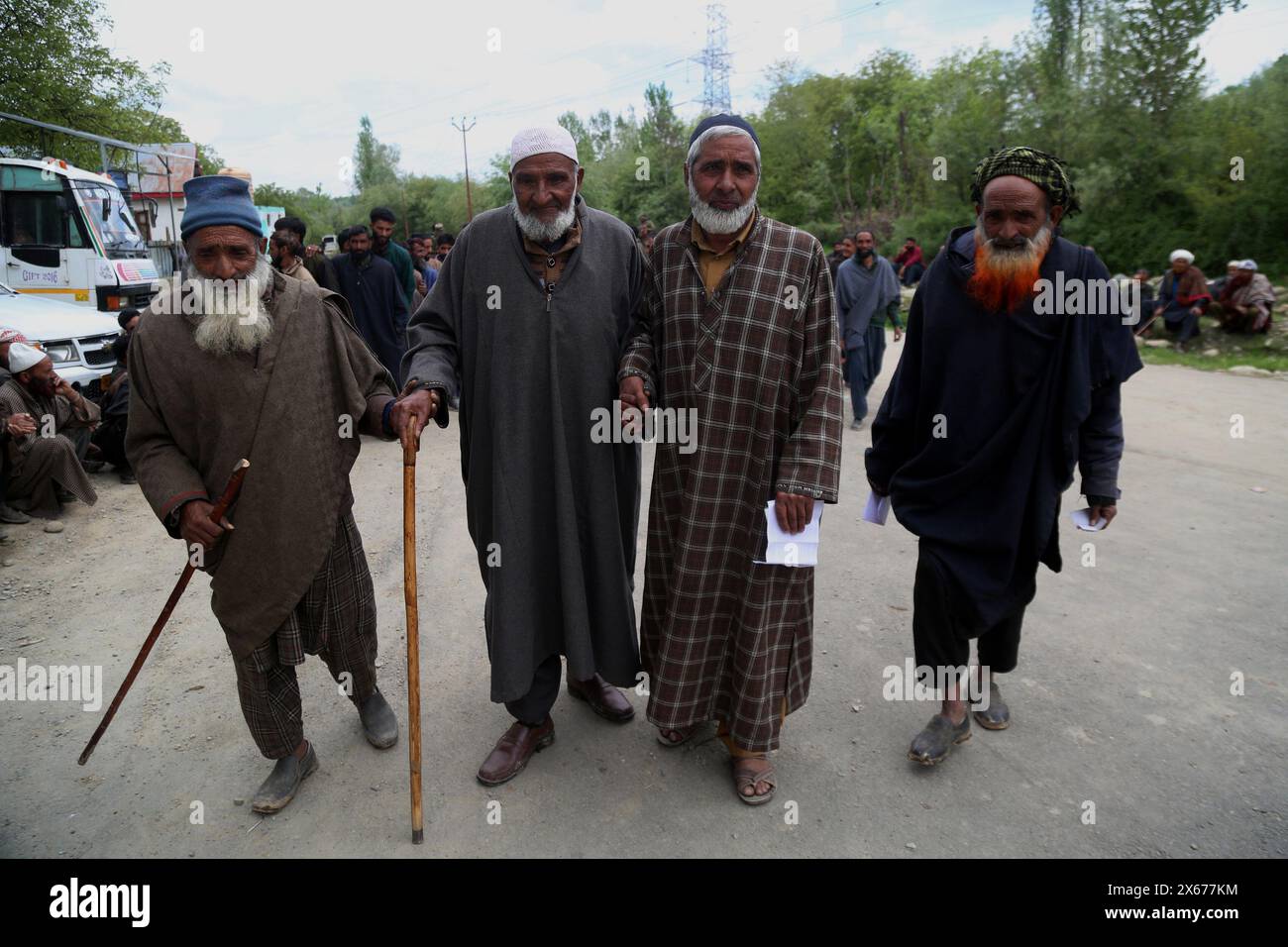 May 13, 2024, Shopian, Jammu And Kashmir, India: People queue to vote ...