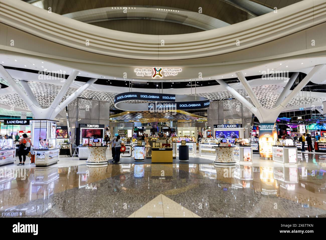 Abu Dhabi, United Arab Emirates - March 30, 2024: Duty Free shop at ...