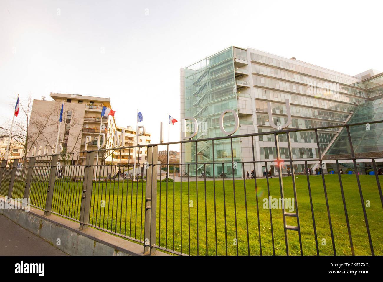GEORGES POMPIDOU EUROPEAN HOSPITAL PARIS Stock Photo - Alamy