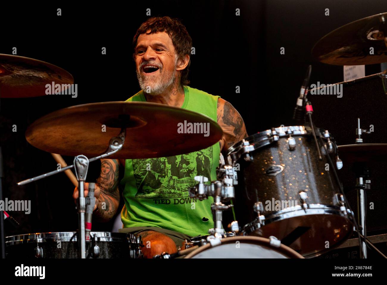 Kevin Fitzgerald of Circle Jerks is performing live at Carroponte in ...