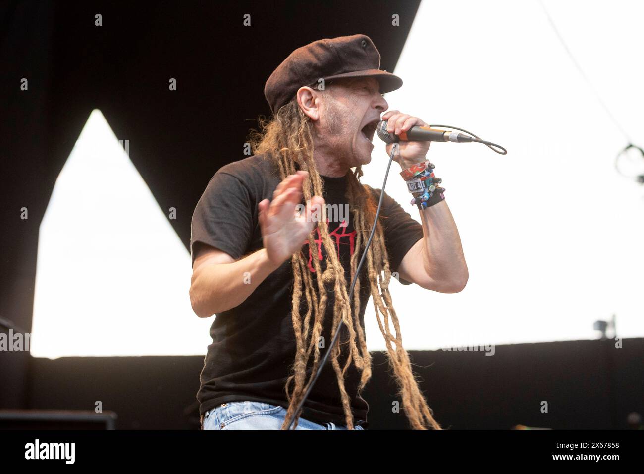 Keith Morris of Circle Jerks is performing live at Carroponte in Milan ...
