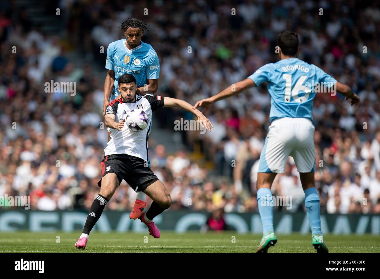 Armando Broja of Fulham in action during the Premier League match ...