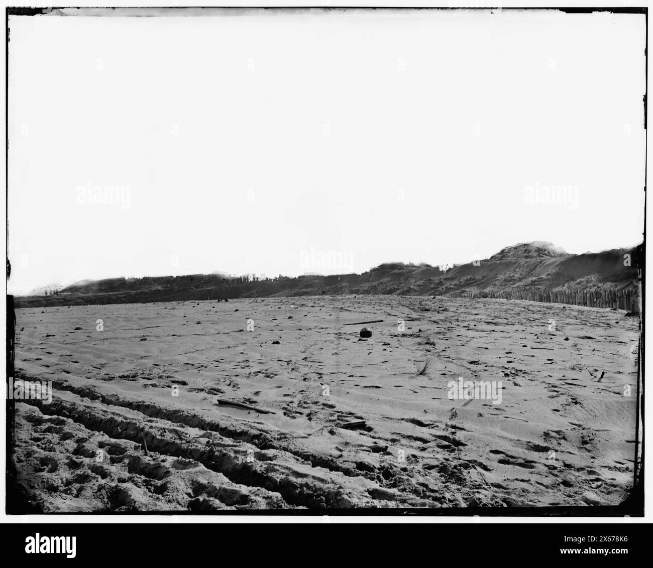 Fort Fisher, North Carolina. View on land face, Civil War Photographs ...