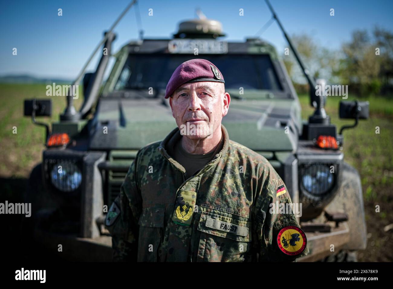 Campia Turzii, Romania. 13th May, 2024. General Dirk Faust from the ...