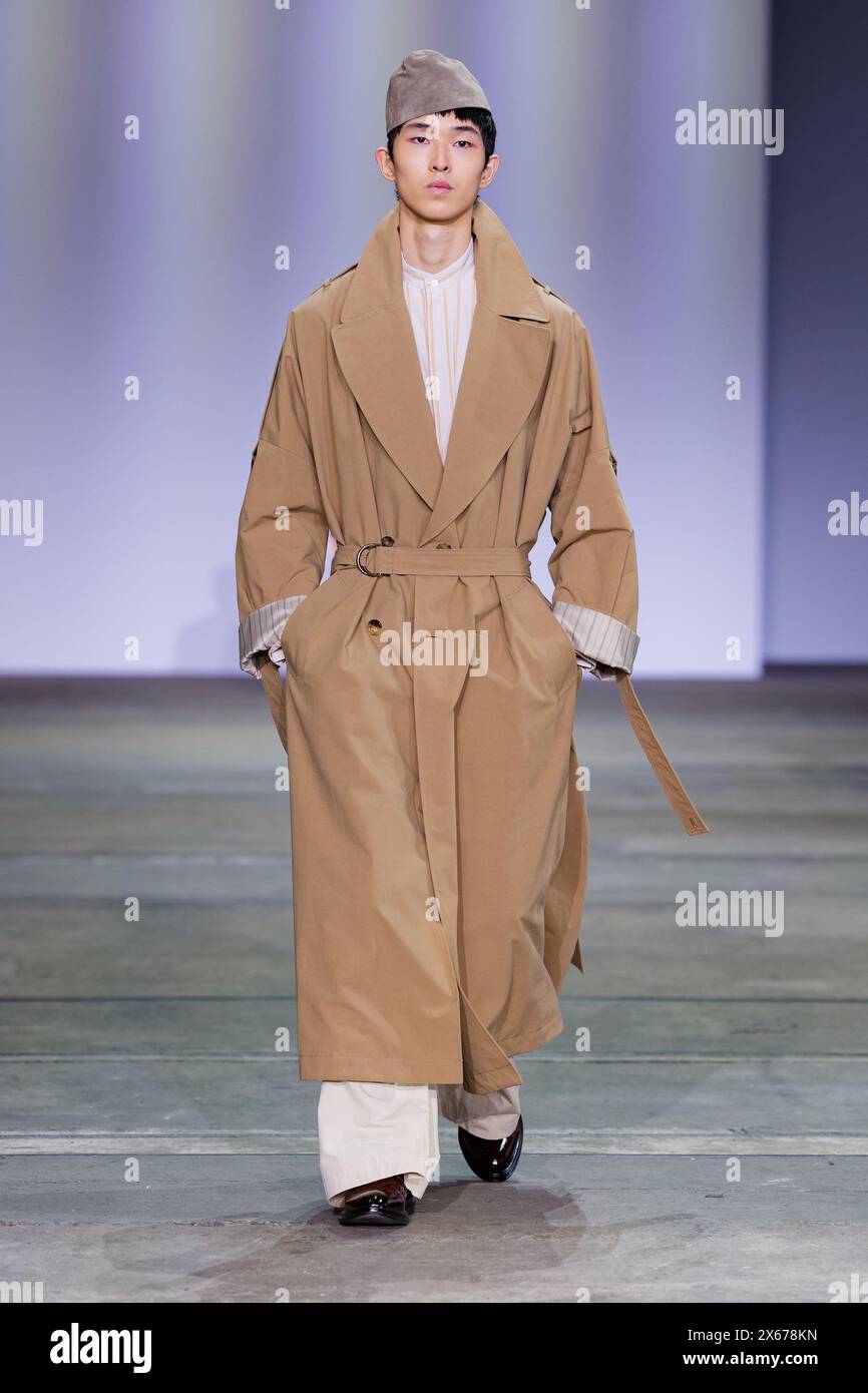 A model walks the runway during the Rory William Dochert show during ...