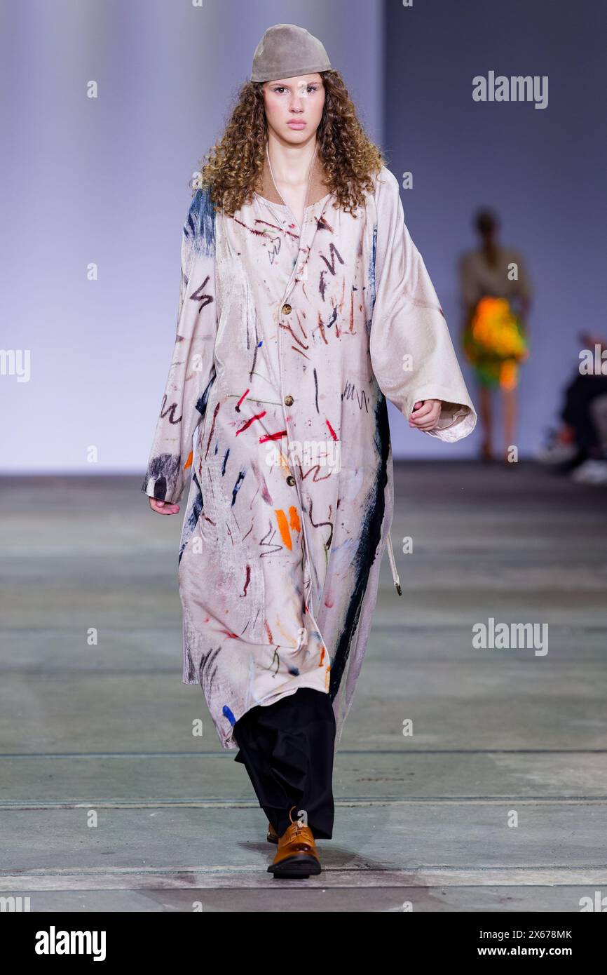 A model walks the runway during the Rory William Dochert show during ...