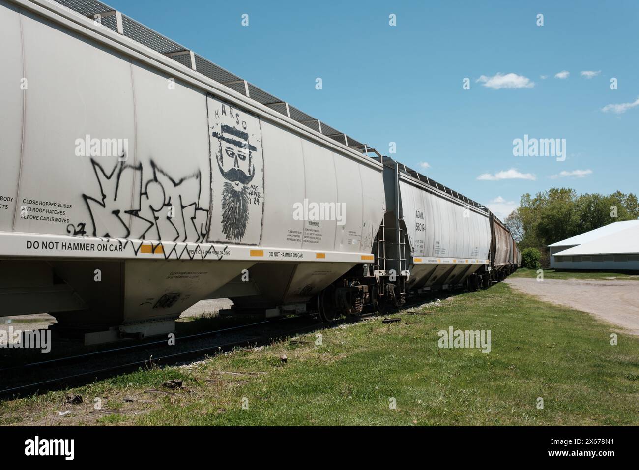 American freight train hi-res stock photography and images - Alamy