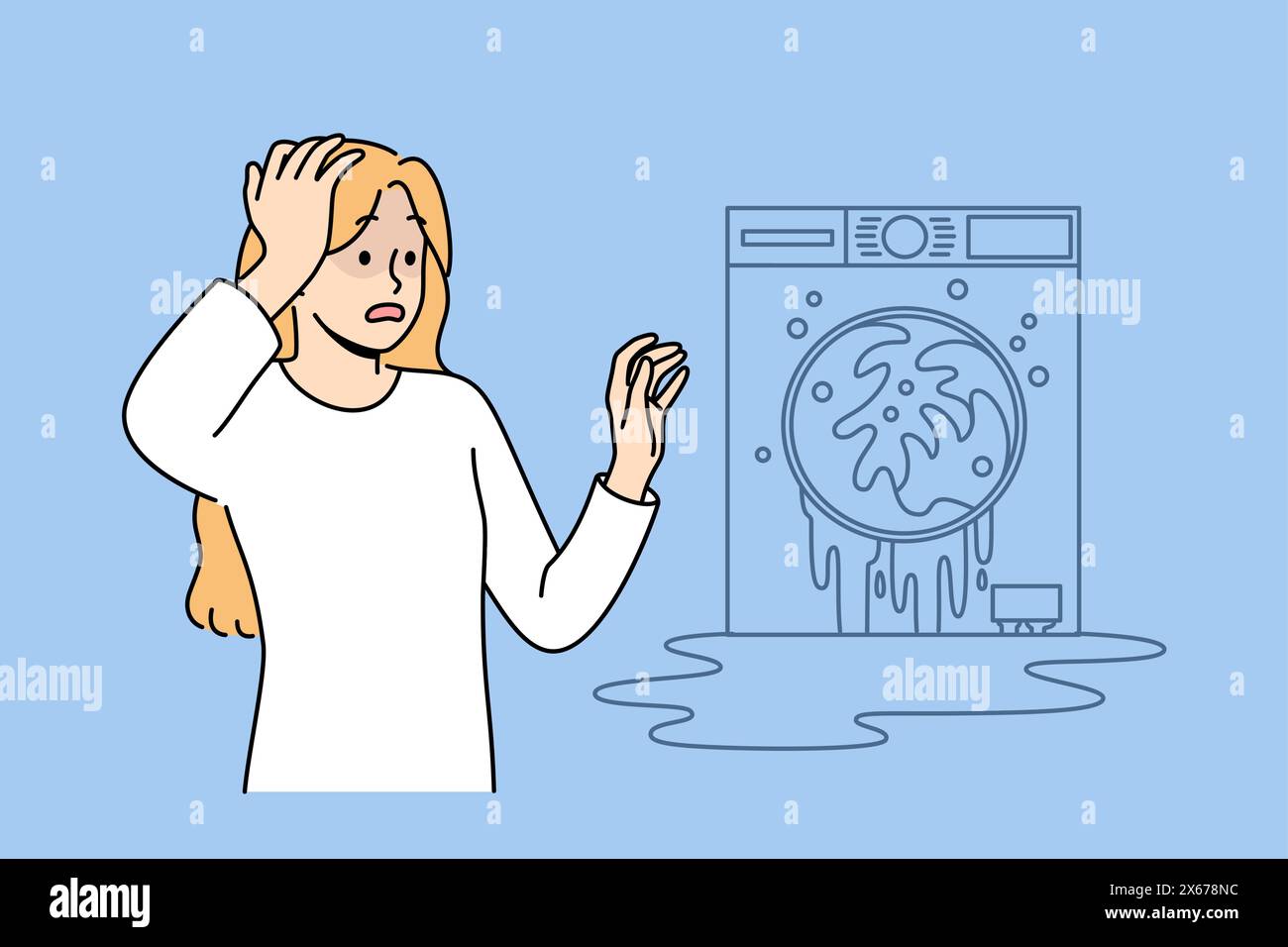 Household appliance breakdown Stock Vector Images - Alamy