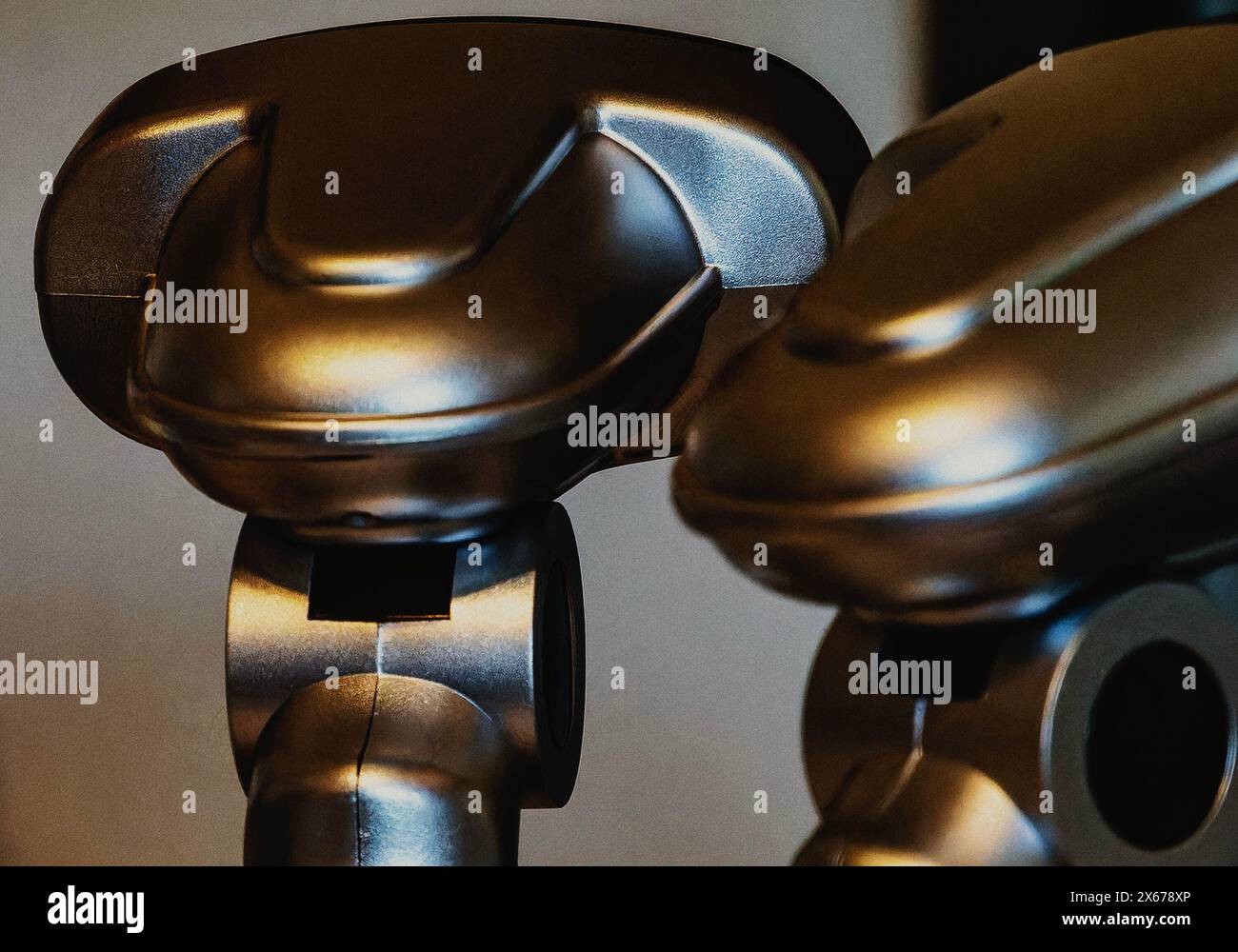 Alien beings arrive on an office desk Stock Photo - Alamy