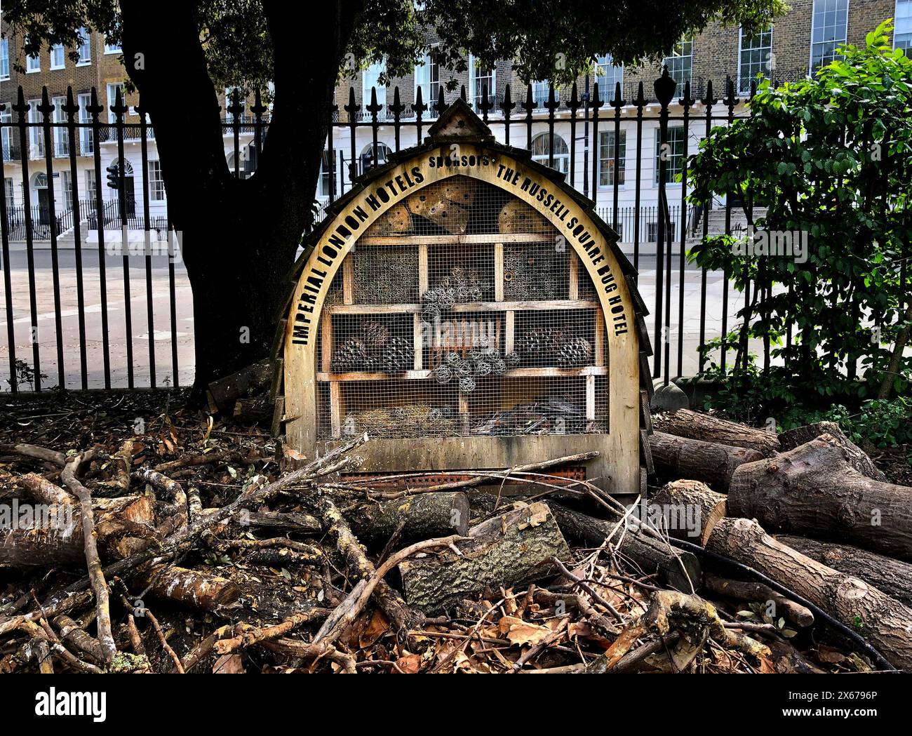 The Russell Square Insect hotel, London, a safe shelter for spiders ...
