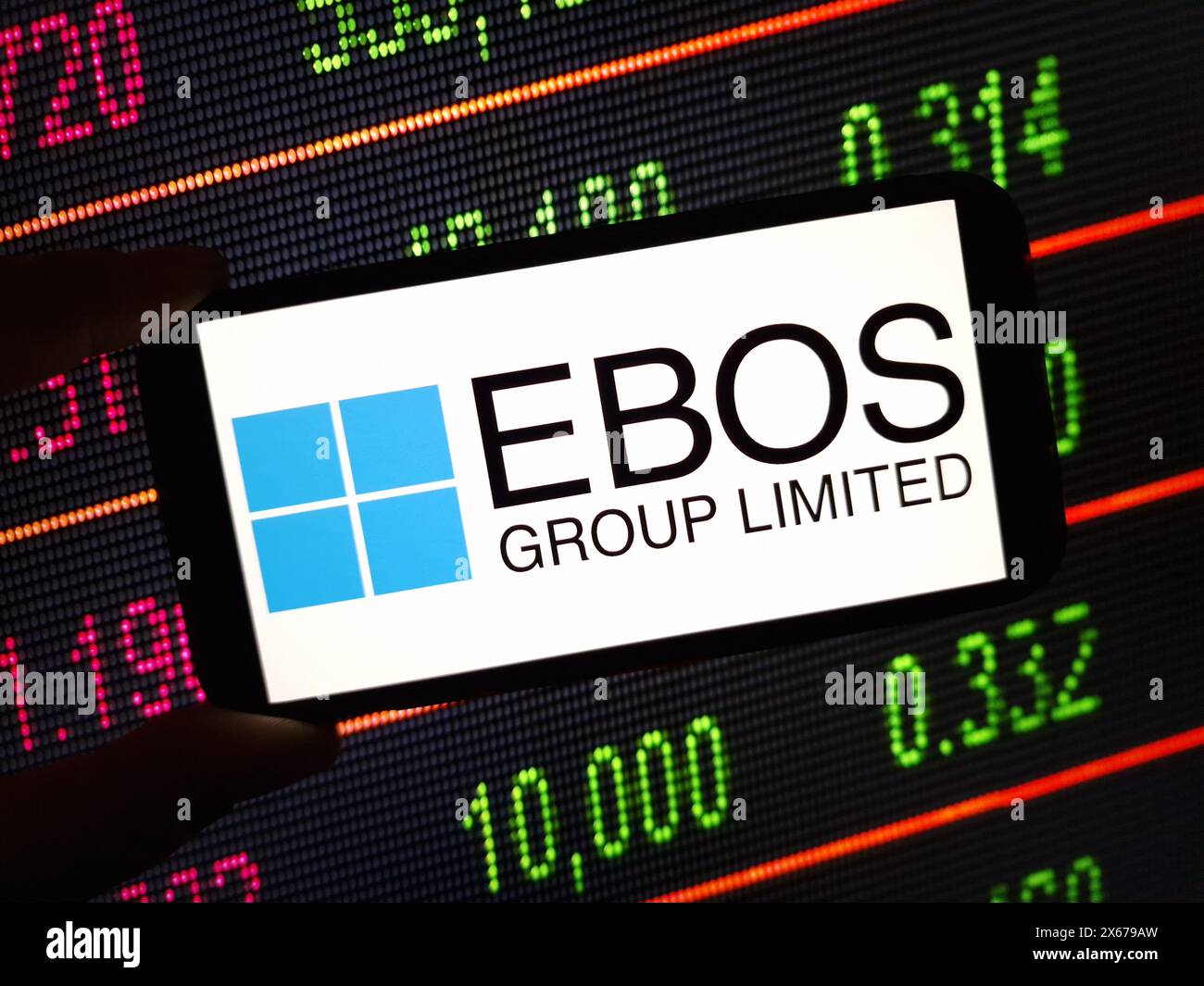Ebos group logo hi-res stock photography and images - Alamy