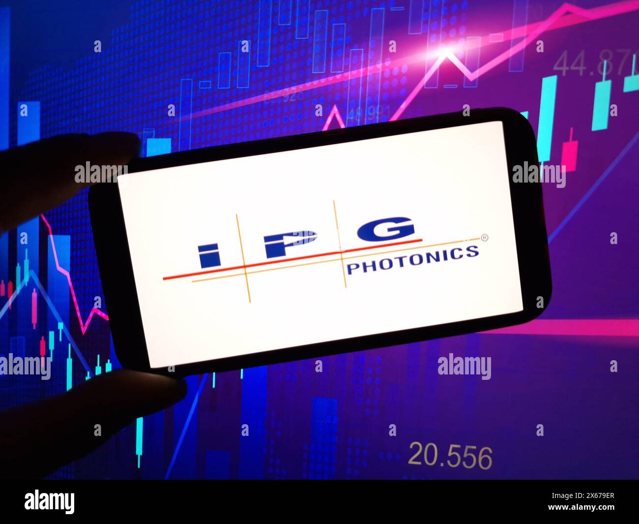 Konskie, Poland - May 12, 2024: IPG Photonics company logo displayed on mobile phone Stock Photo ...