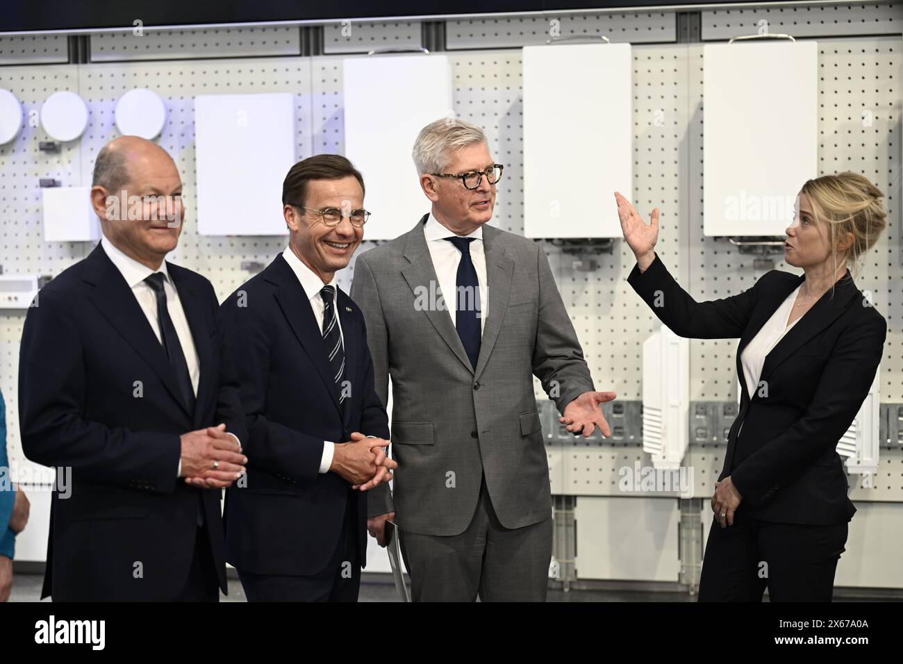 Stockholm, Sweden. 13th May, 2024. STOCKHOLM, SWEDEN 20240513Fr v Germany's Chancellor Olaf ...