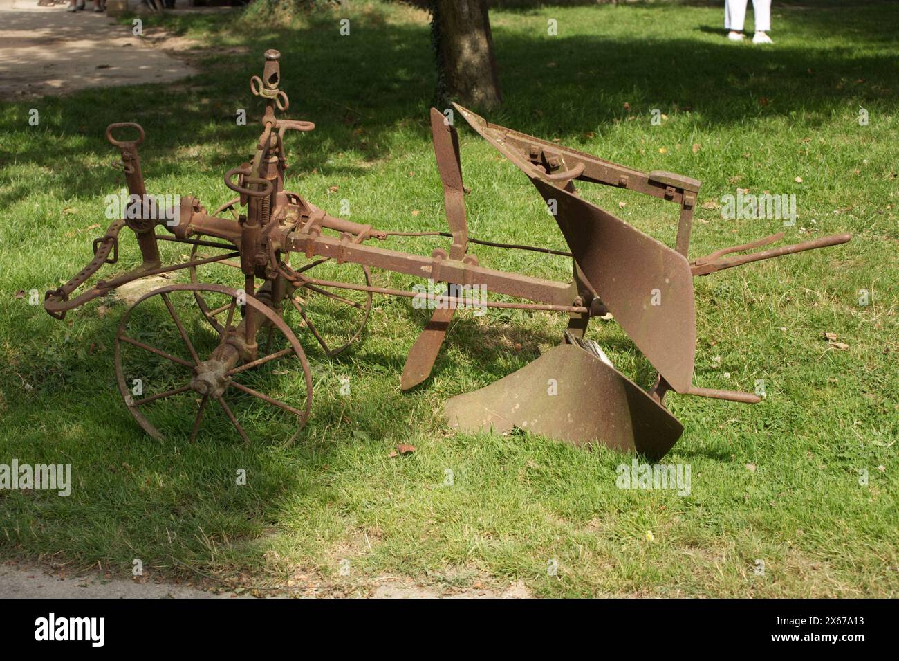 Rusty old plough hi-res stock photography and images - Alamy