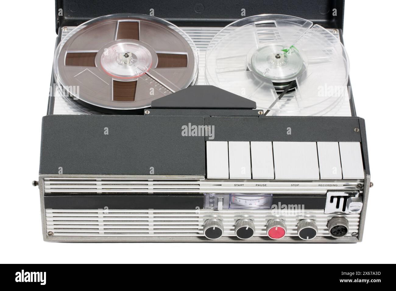 Portable Open reel Uher tape recorder Stock Photo - Alamy