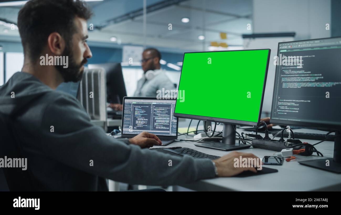 Multi screen display chroma key hi-res stock photography and images - Alamy