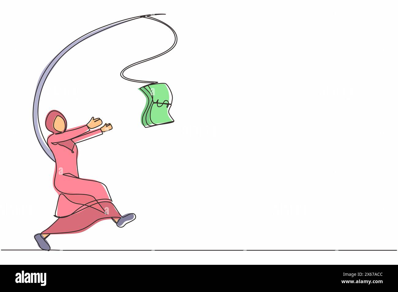 Money greedy woman Stock Vector Images - Alamy