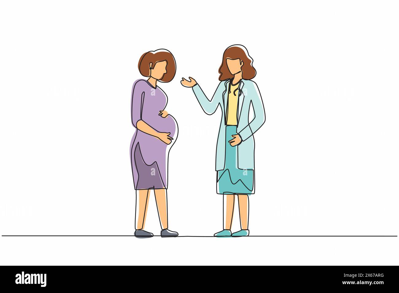 Woman expecting Stock Vector Images - Alamy