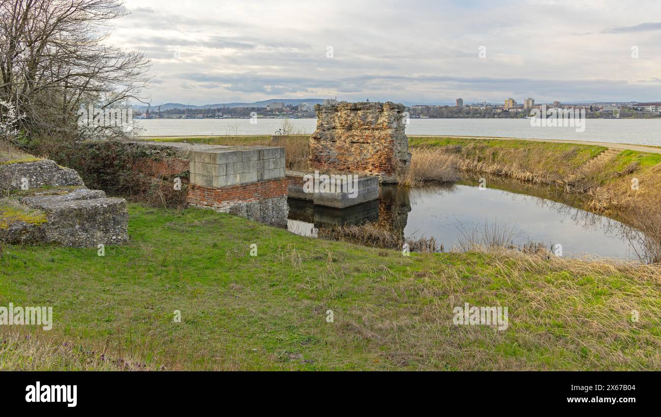 Kladovo, Serbia - March 14, 2024: Original Support Column of Trajan ...
