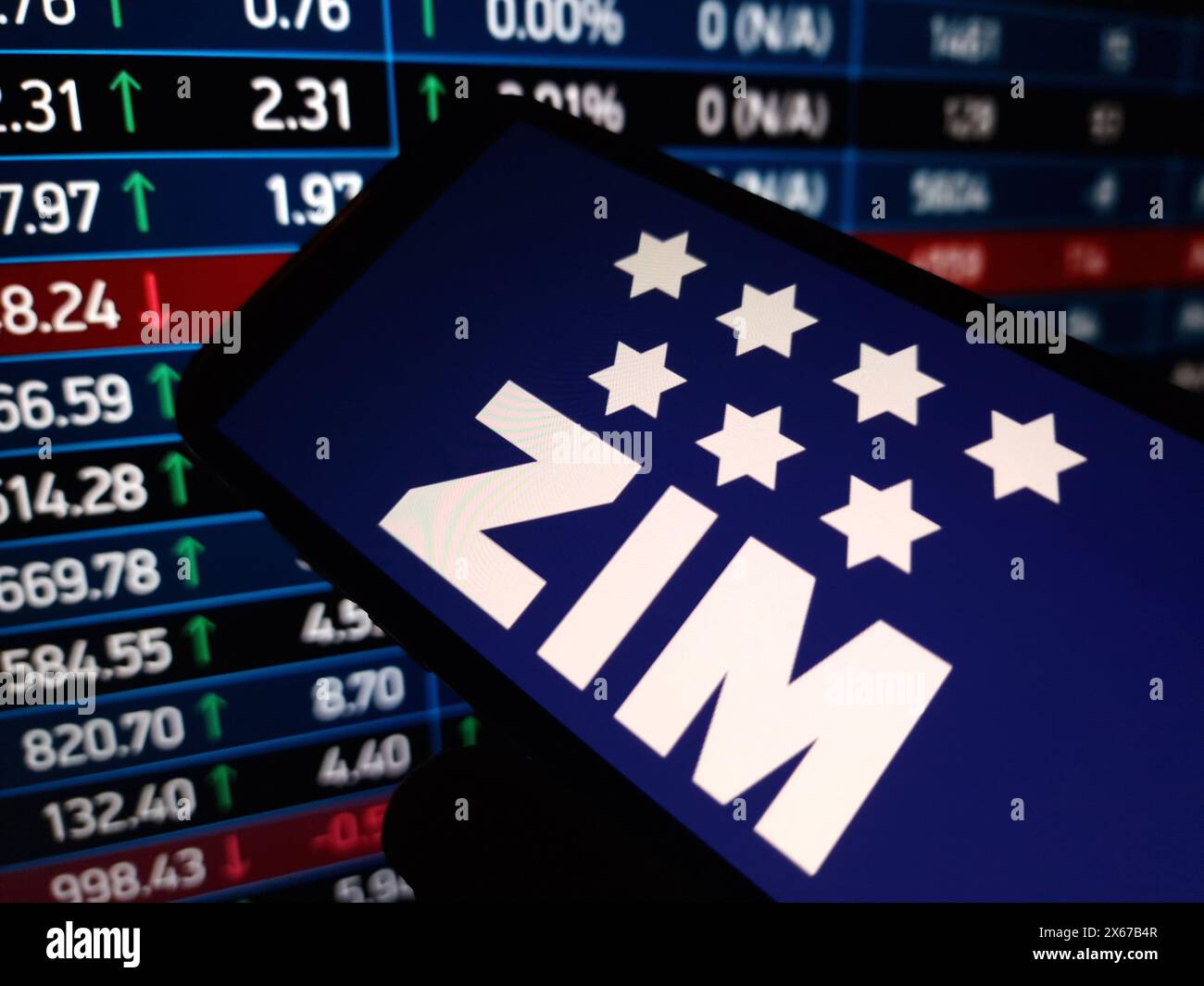 Zim integrated shipping hi-res stock photography and images - Alamy