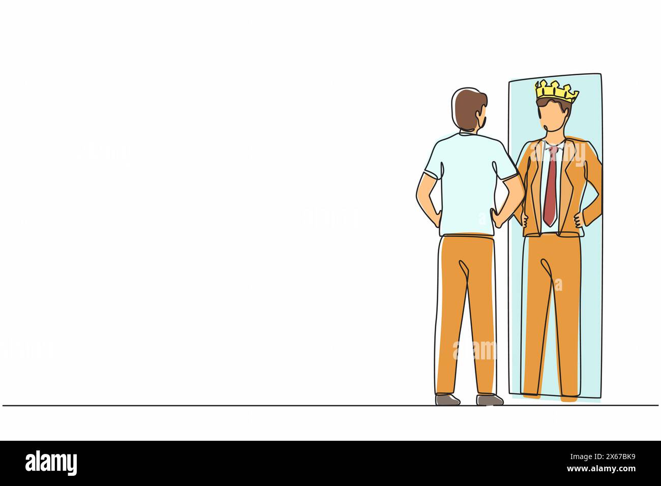 Self confidence vector vectors hi-res stock photography and images - Alamy