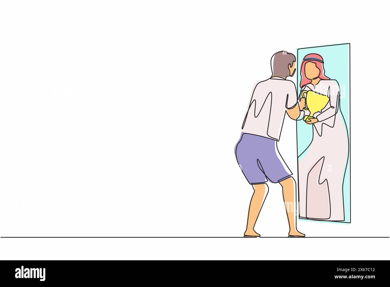 Male self Stock Vector Images - Alamy