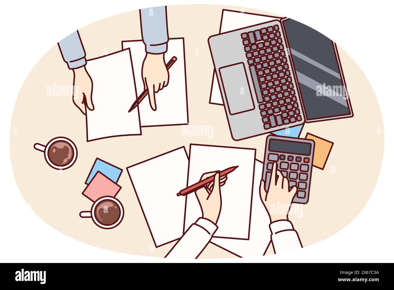 Annual invoice Cut Out Stock Images & Pictures - Alamy