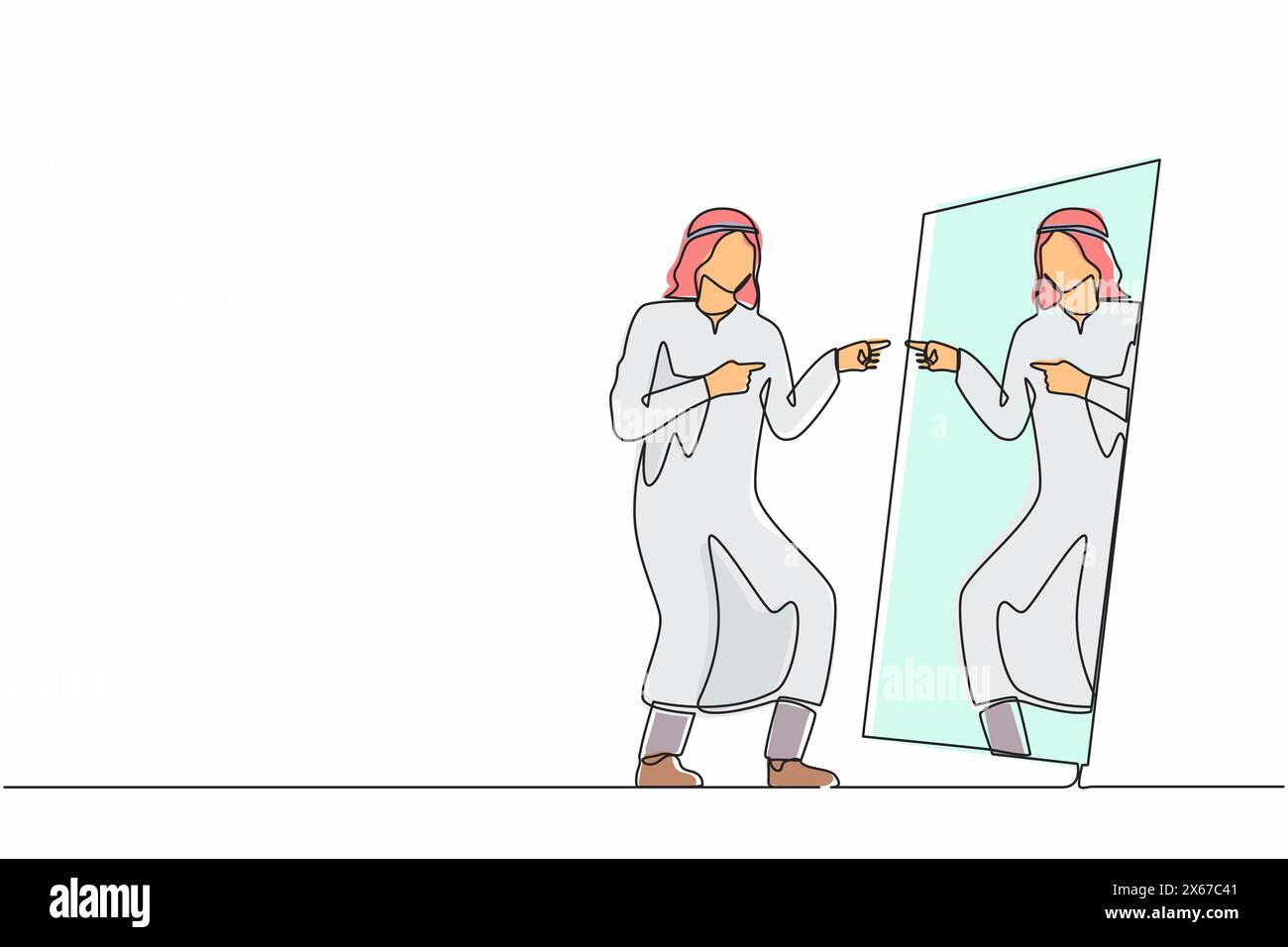 Narcissism and reflection Cut Out Stock Images & Pictures - Alamy