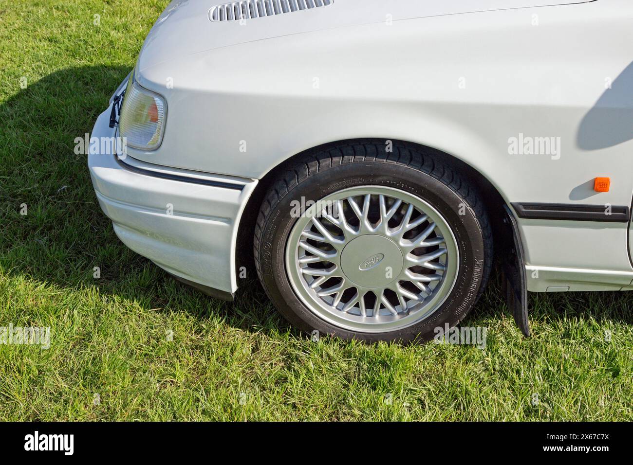 Ford Sierra RS Cosworth. Wheels Up North, Longridge Stock Photo - Alamy