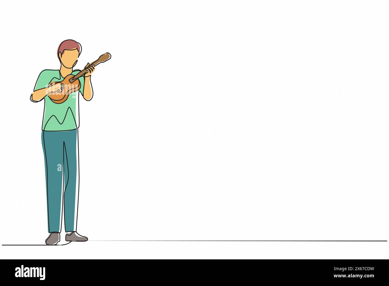 Man playing guitar on background Stock Vector Images - Alamy