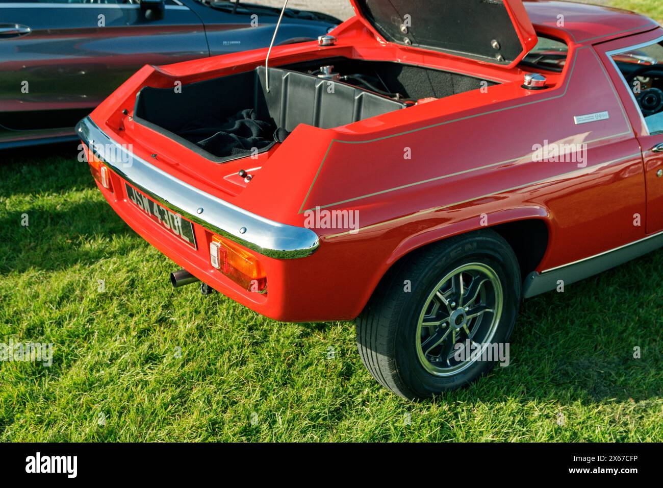 Lotus Europa Special. Wheels Up North, Longridge Stock Photo - Alamy