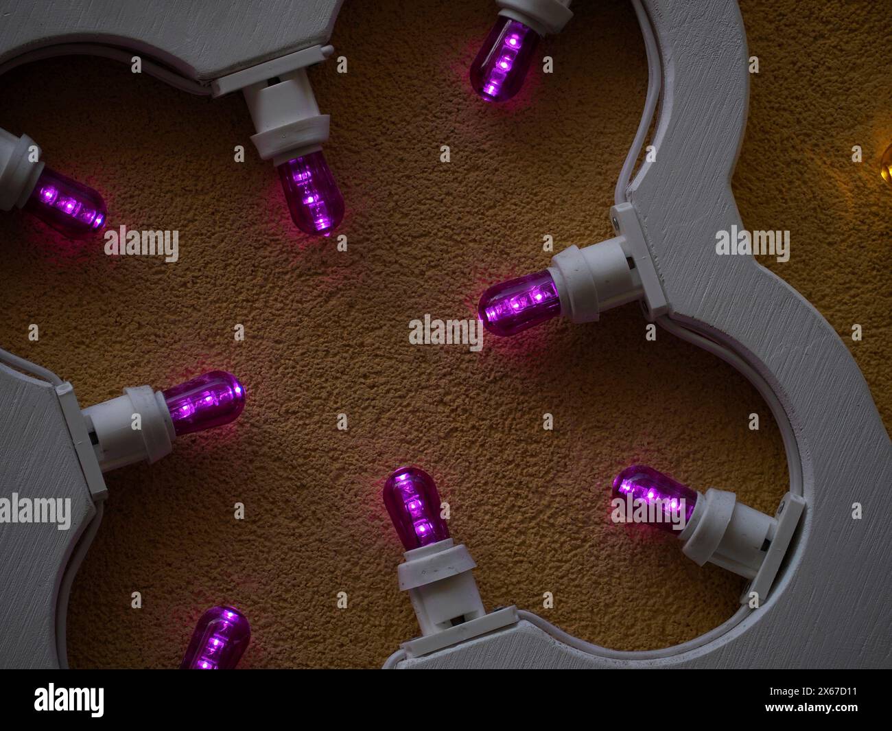 Amusement park fun fair lights detail Stock Photo - Alamy