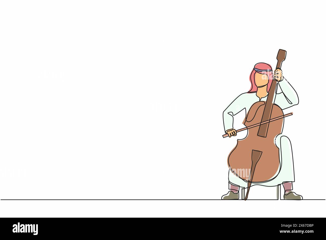 Talent cellist Stock Vector Images - Alamy