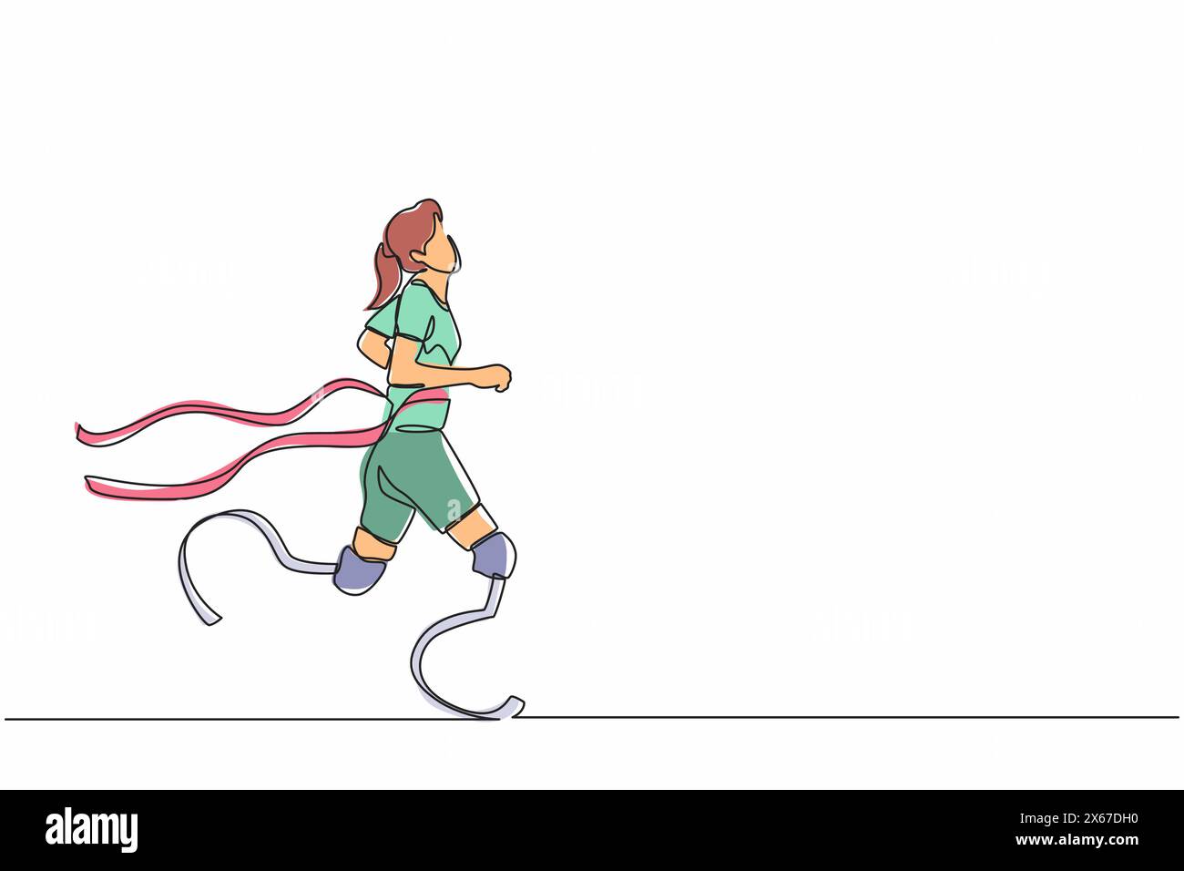 Female amputee sprinter hi-res stock photography and images - Alamy