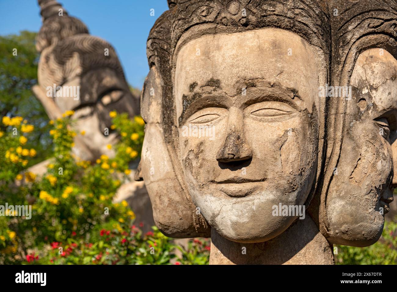 Laos xieng khuan buddha hi-res stock photography and images - Alamy